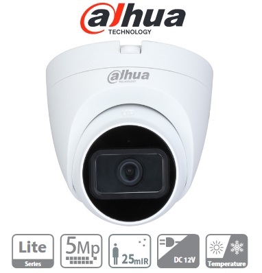 CAMARA DAHUA DH-HAC-HDW1500TRQN-A HDCVI DOMO 5MP IR25 C/MICRO GAR: 6 MESES | TECNOLOGIAS SIGTEL SAC