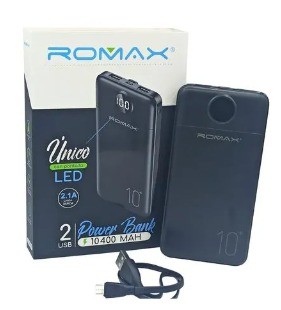 POWER BANK 10.000 MAH ROMAX | TECNOLOGIAS SIGTEL SAC
