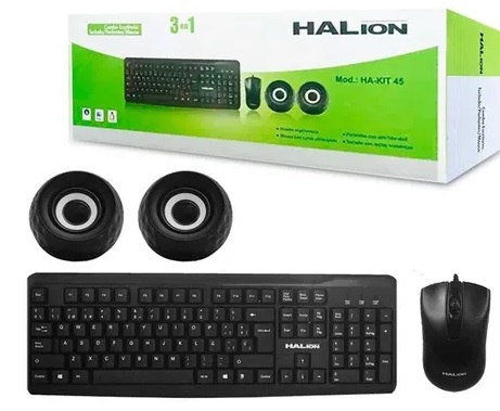 TECLADO 3 CON CABLE EN 1 HA-KIT45 3 EN 1 HALION | TECNOLOGIAS SIGTEL SAC