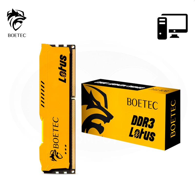 MEMORIA RAM DDR3 8GB 1600Mhz BOETEC CON DISIPADOR LOTUS GAR: 12 MESES ...