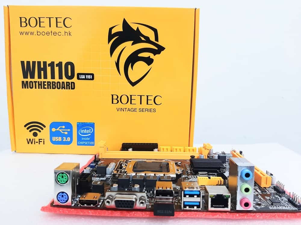 PLACA BOETEC H110, 6TA/7MA/8VA/9NA GEN, DDR4, LGA1151,M.2 GAR: 12 MESES ...