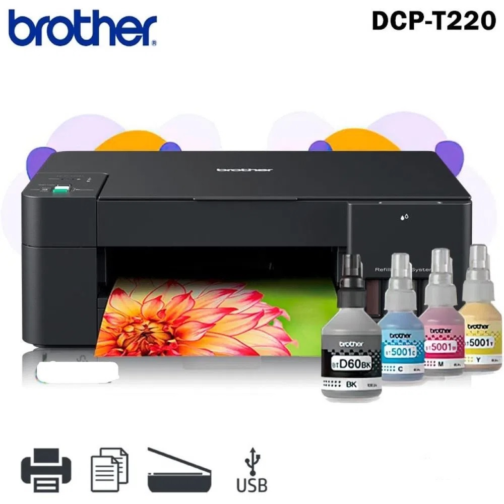 IMPRESORA MULTIFUNCIONAL BROTHER DCP-T220 GAR: 12 M-BROTHER ...