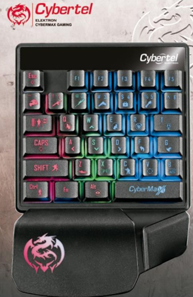 TECLADO GAMER ELEKTRON CBX K221 RAINBOW CYBERTEL GAR: 3MESES ...