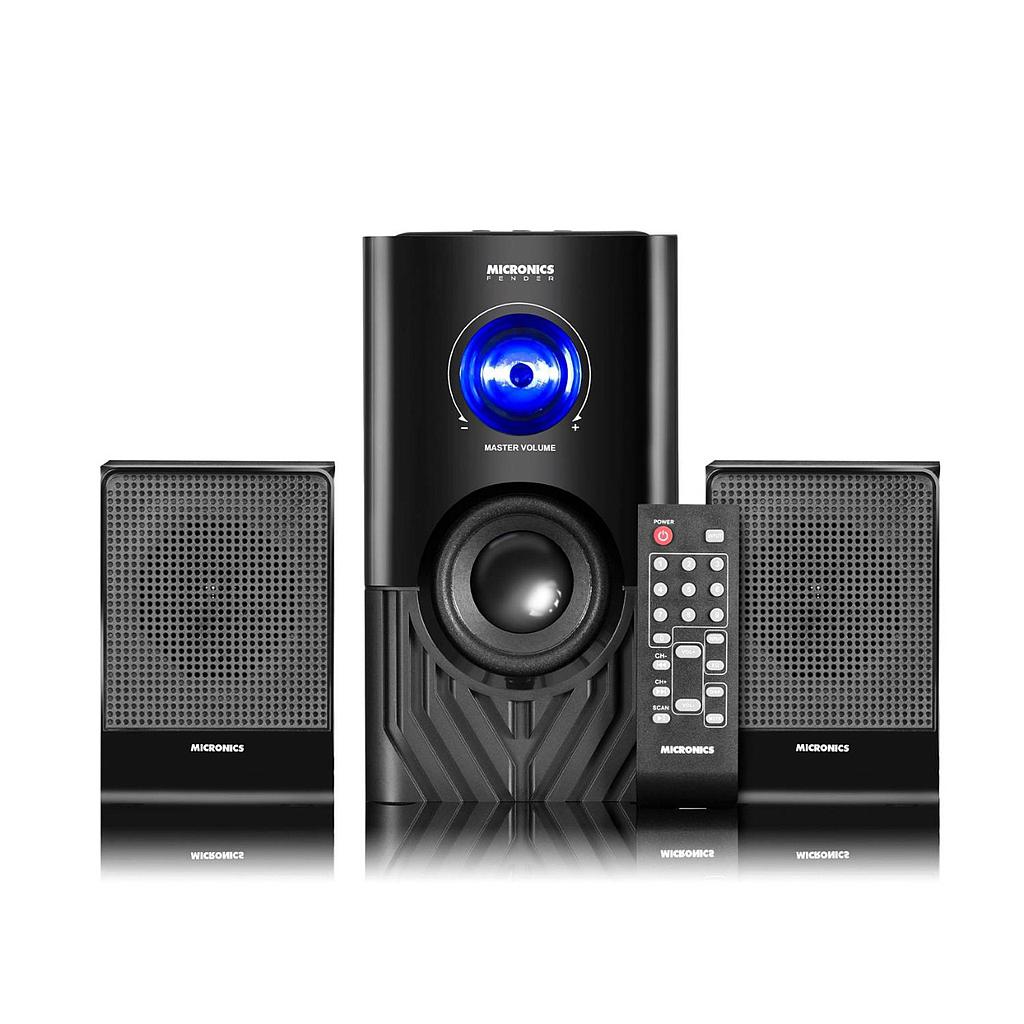 SUBWOOFER FENDER MIC S6004BT LED FM USB RMS:60W (40+10x2) MICRONICS ...