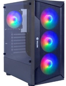 GABINETE GAMER HALION MARTE CR28 500W MALLA 4xRAINBOW HALION ...