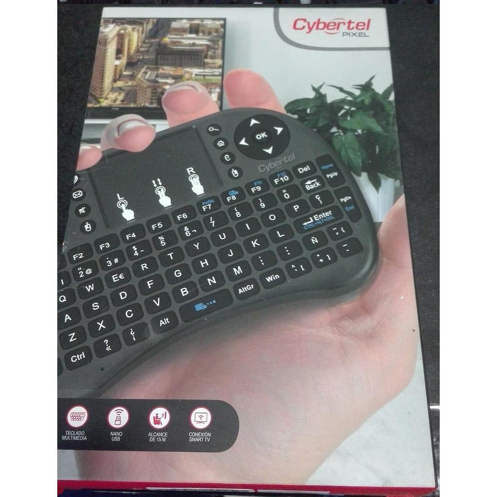 TECLADO WIFI LED MINI TOUCH PIXEL CYB K236-RGB CYBERTEL IP GAR: 1 MES ...