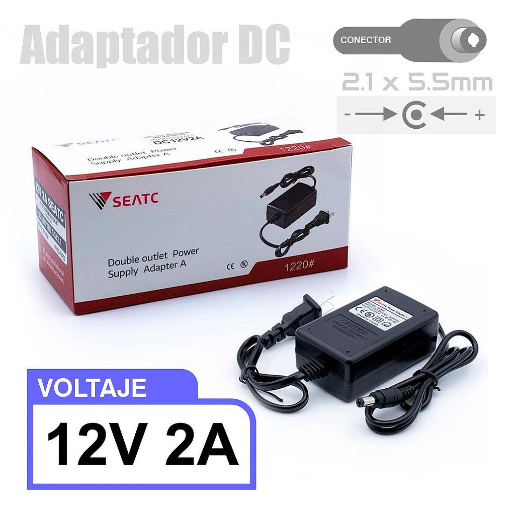 FUENTE DE PODER CCTV 12V 2A SEATC GAR: 30 DIAS | TECNOLOGIAS SIGTEL SAC